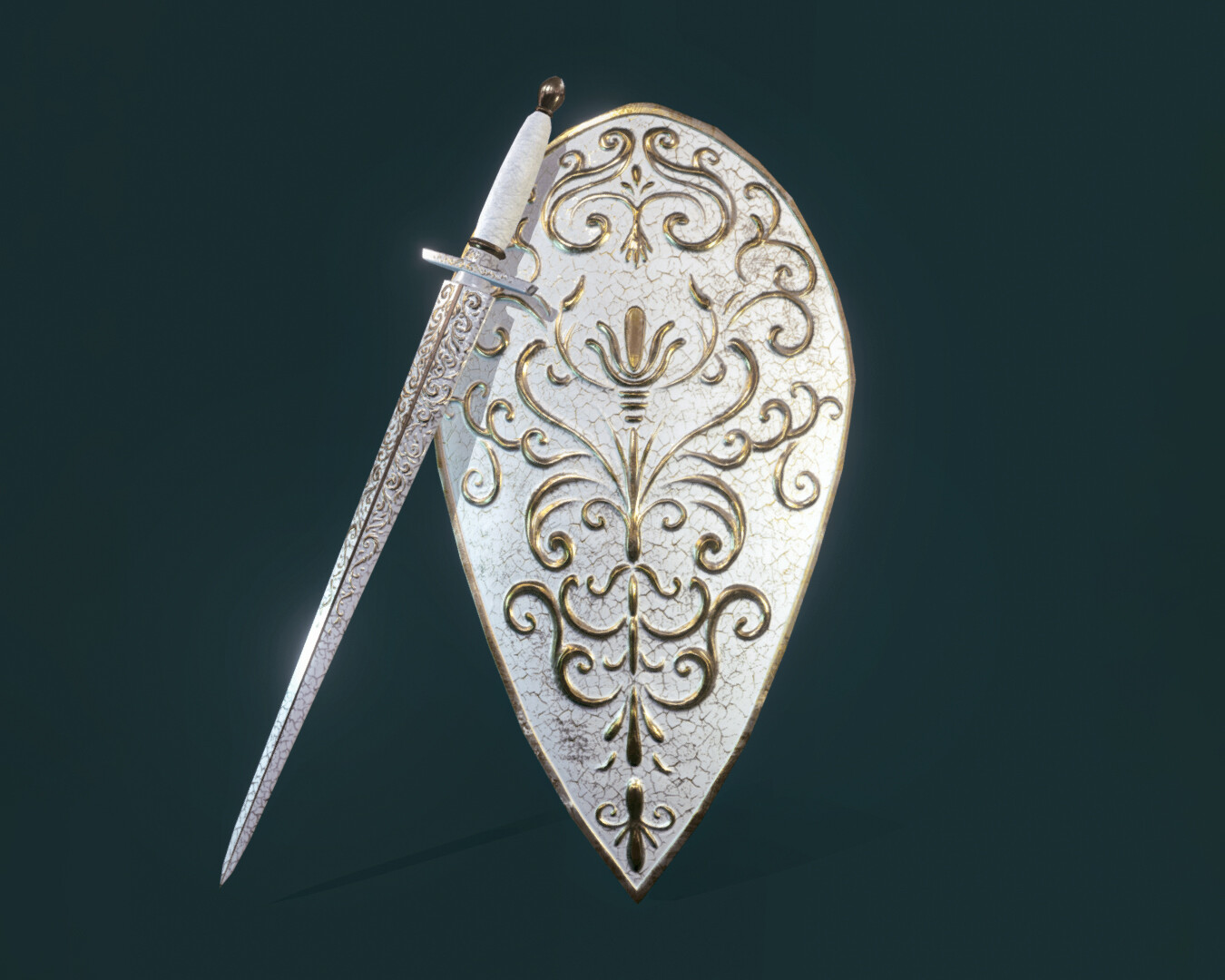 ArtStation - Baroque Sword and Shield