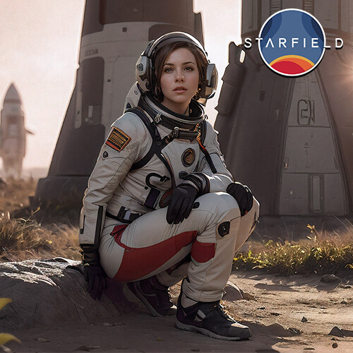ArtStation - Starfield Cosmonaut