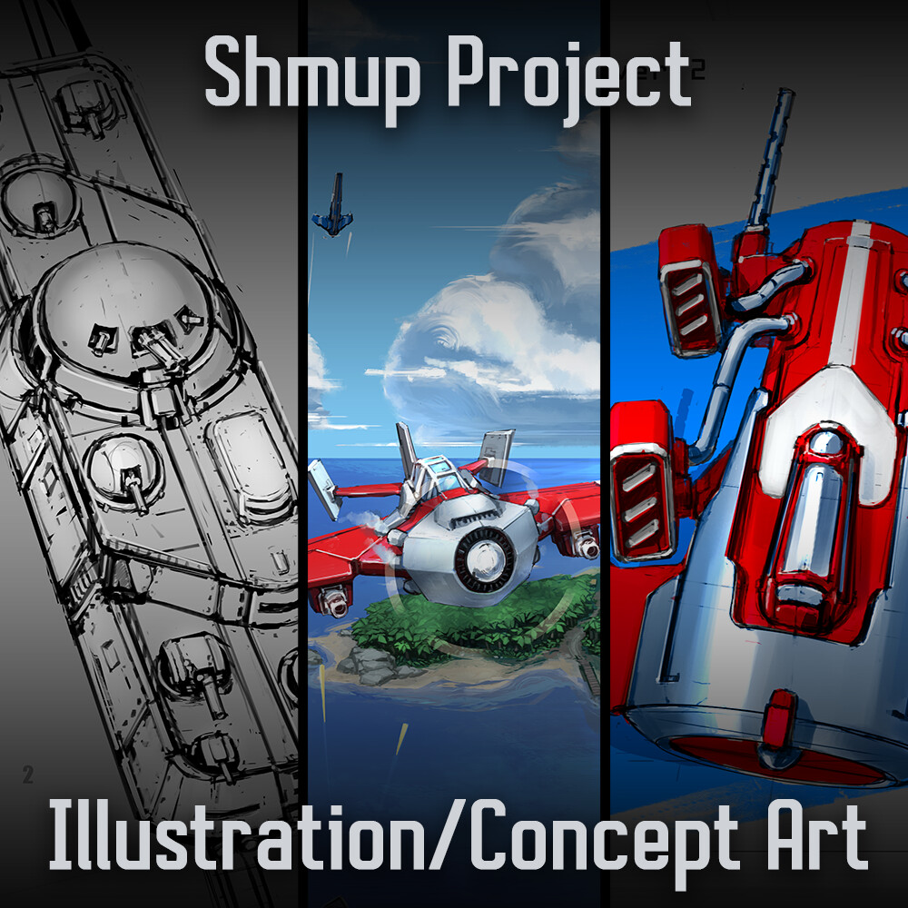 ArtStation - (2016-2022) Unreleased Shmup Game - Illustrations and ...