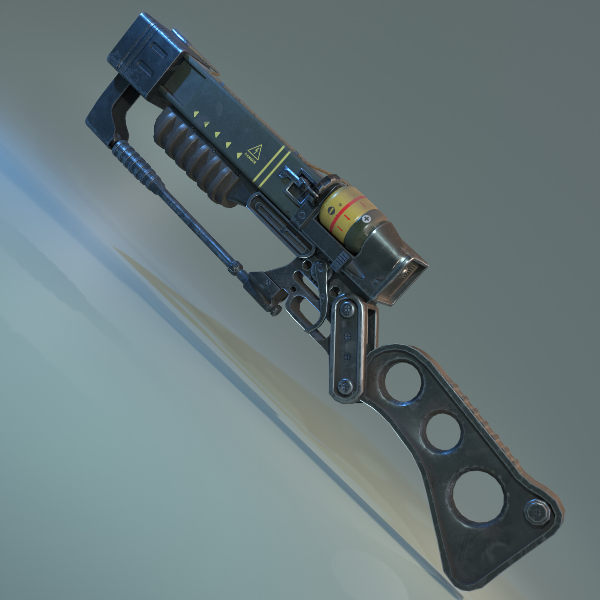 ArtStation - AER9 Laser Rifle (Fallout)