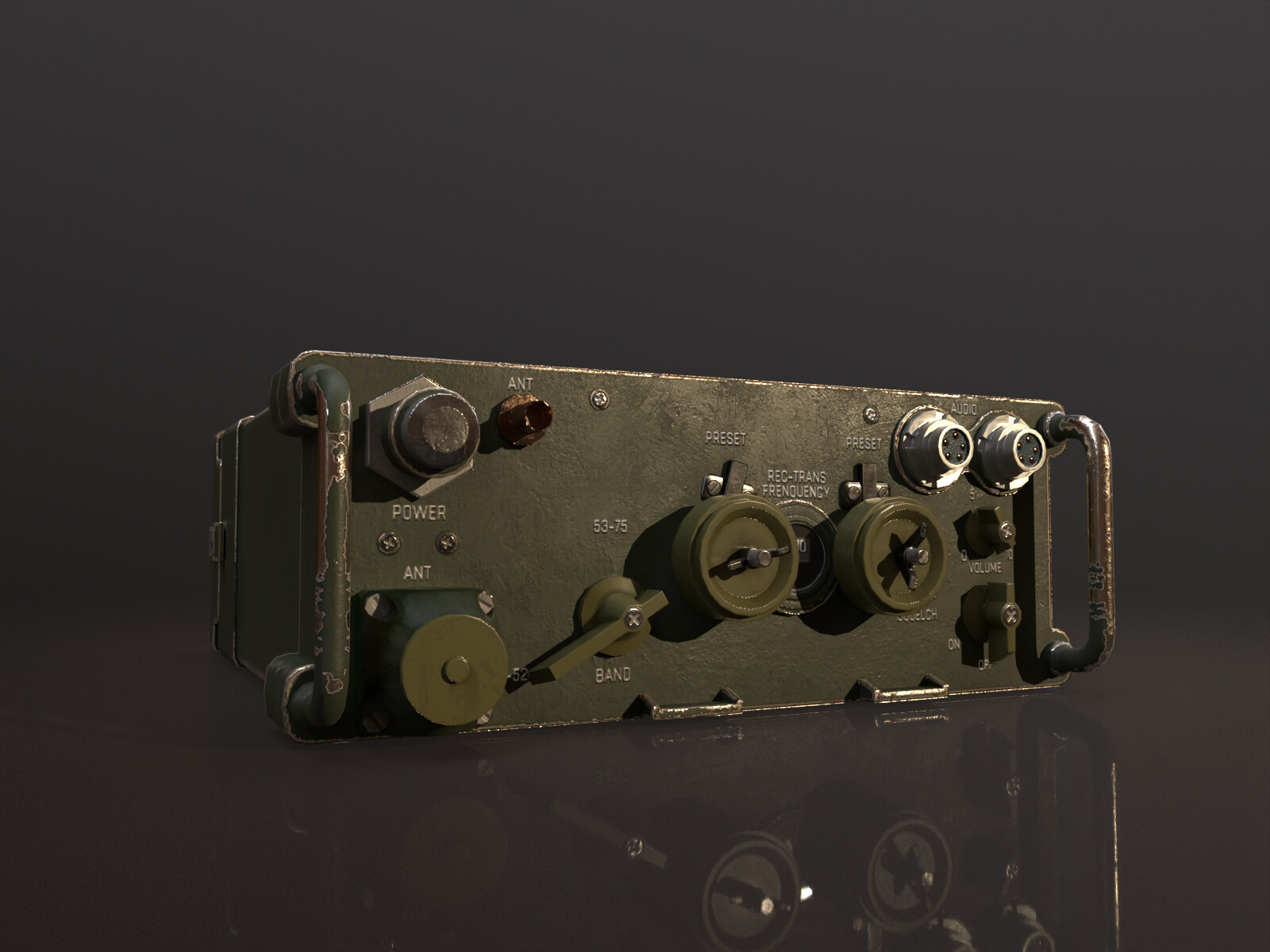 ArtStation - Military Radio PRC_77