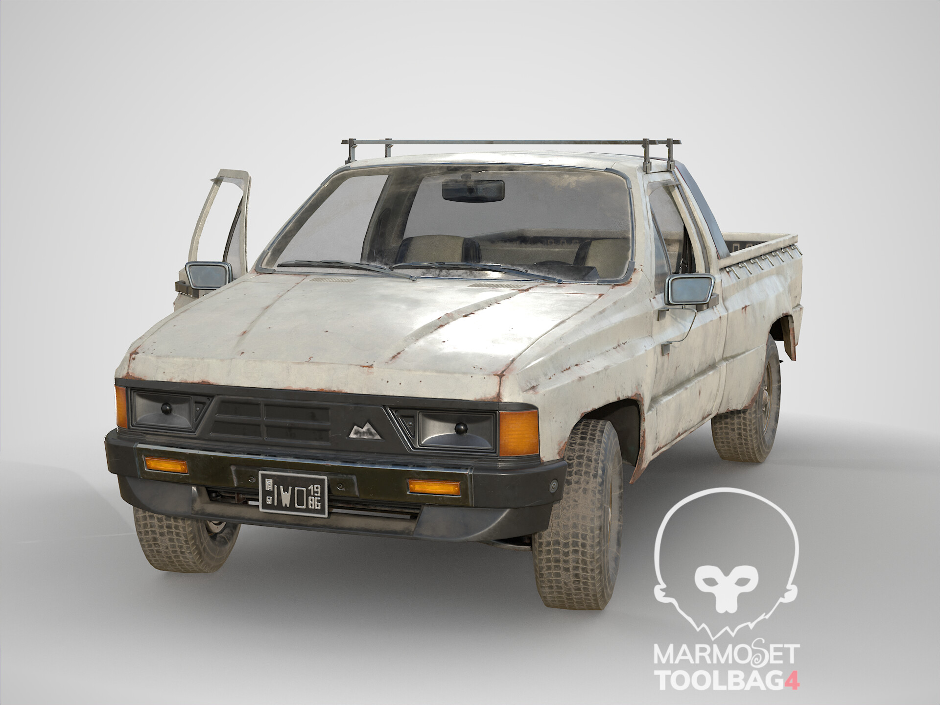 ArtStation - pickup truck-pubg RONY