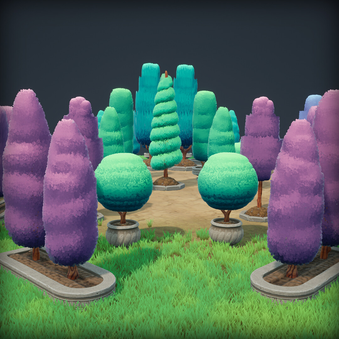 ArtStation - Stylized Bushes Vol.1