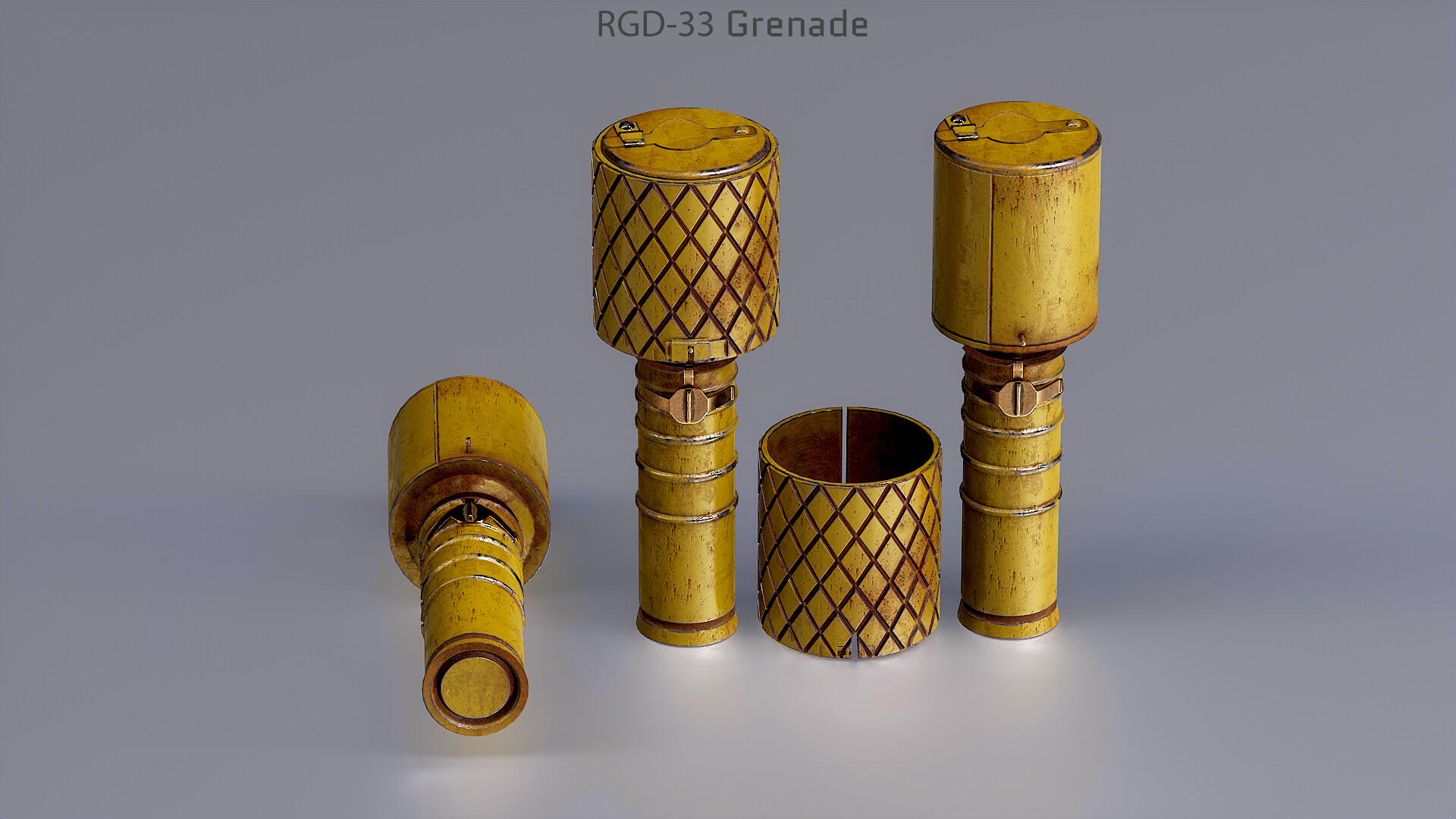 ArtStation - RGD-33 grenade. Game Ready