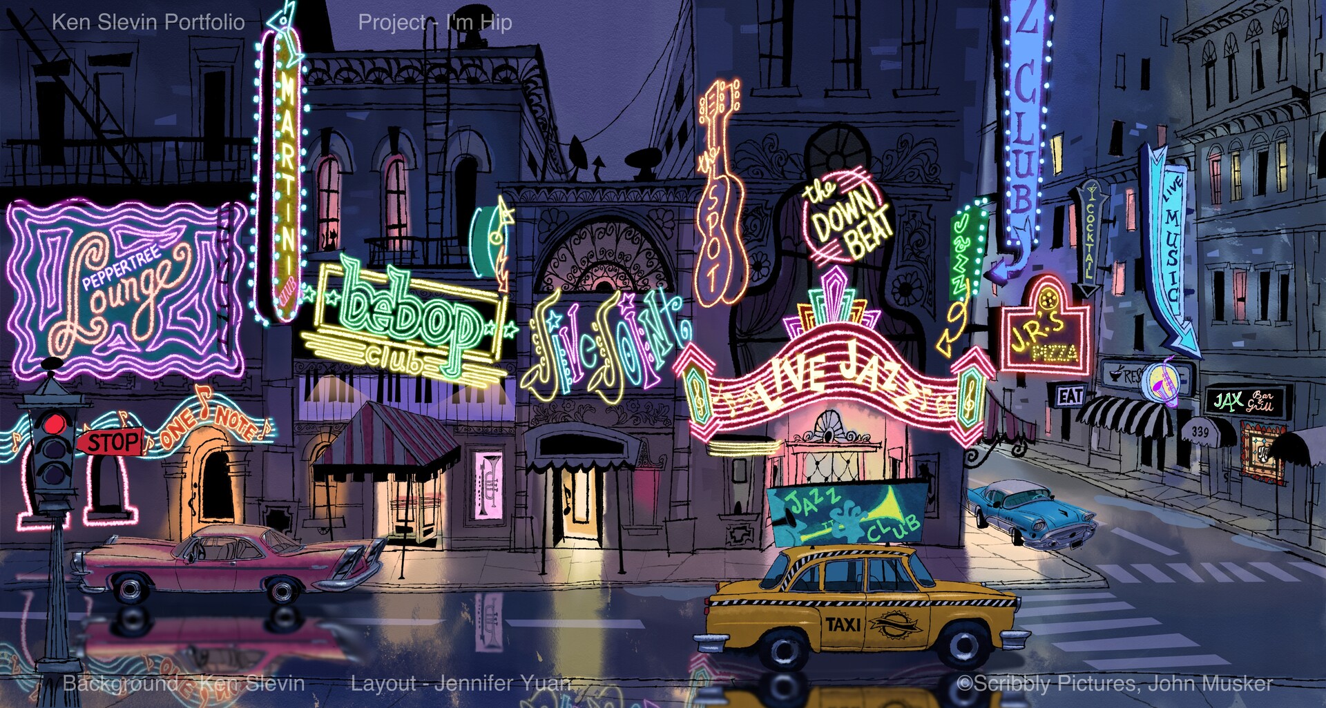 ArtStation - John Musker's Animated Musical Short "I'm Hip".