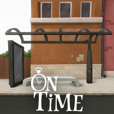 ArtStation - ON TIME, Bus Stop Visual Development