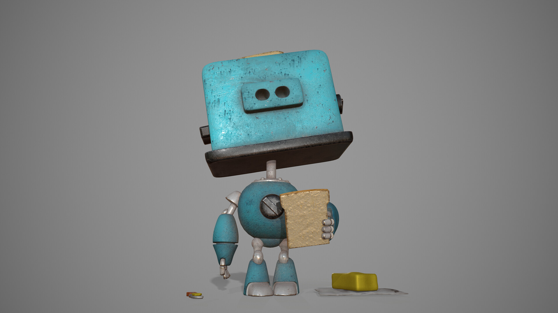ArtStation - Toaster Robot