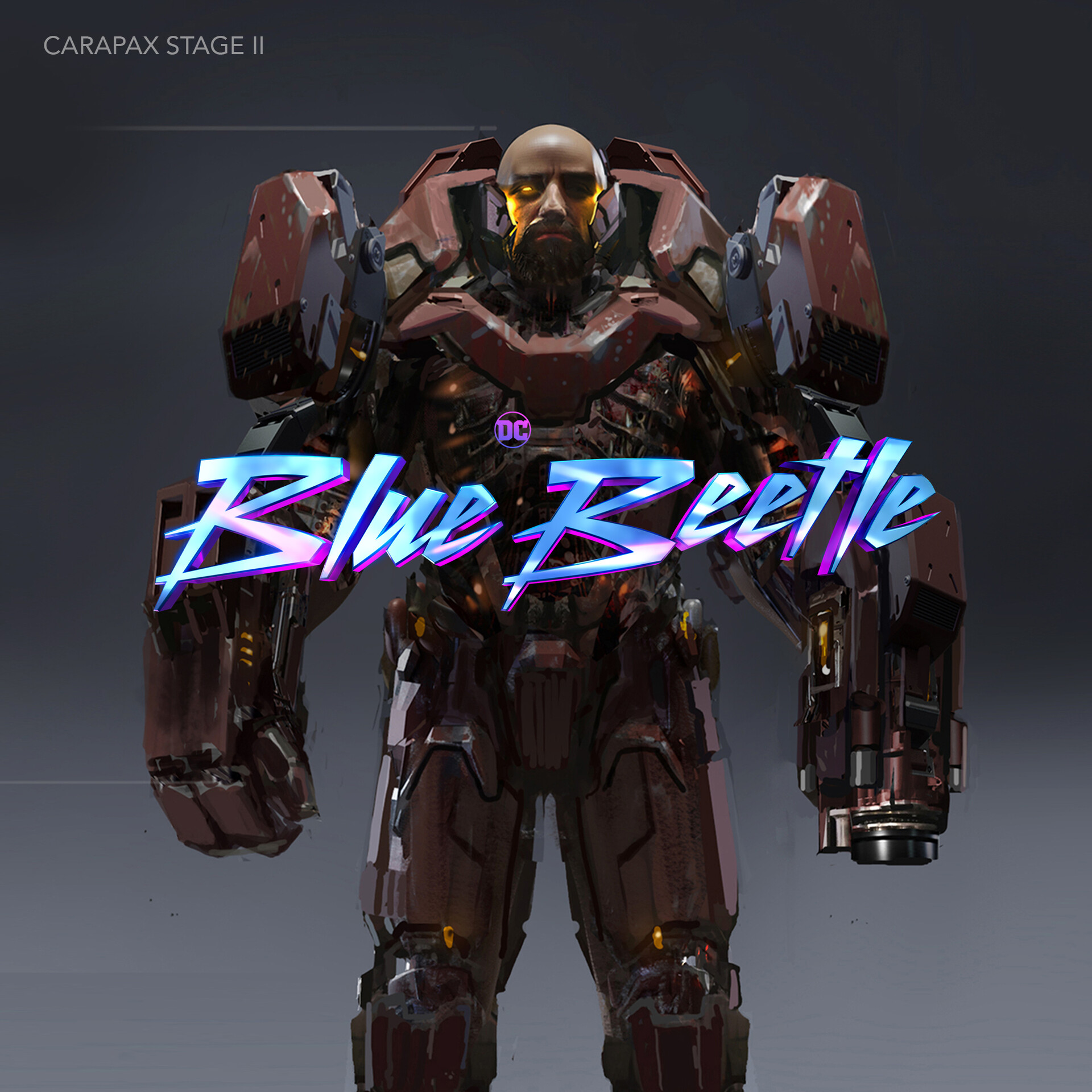 ArtStation - Carapax stage-II for Blue Beetle