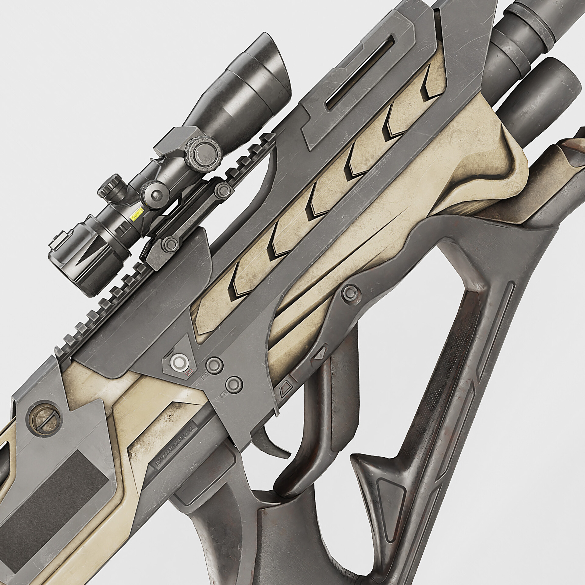 ArtStation - Sci-Fi Rifle