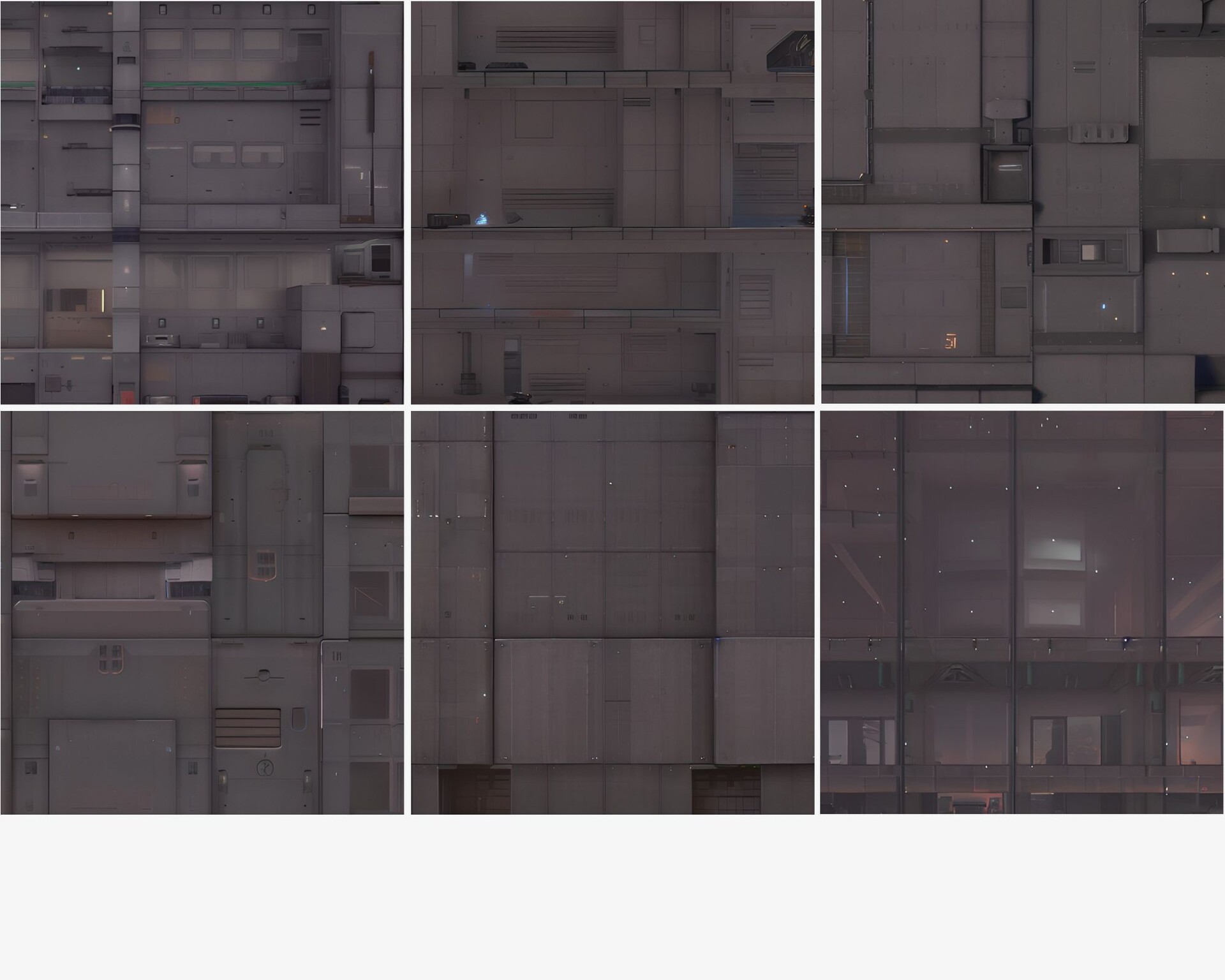 ArtStation - 1200 AI generated sci-fi structures multi-purpose set