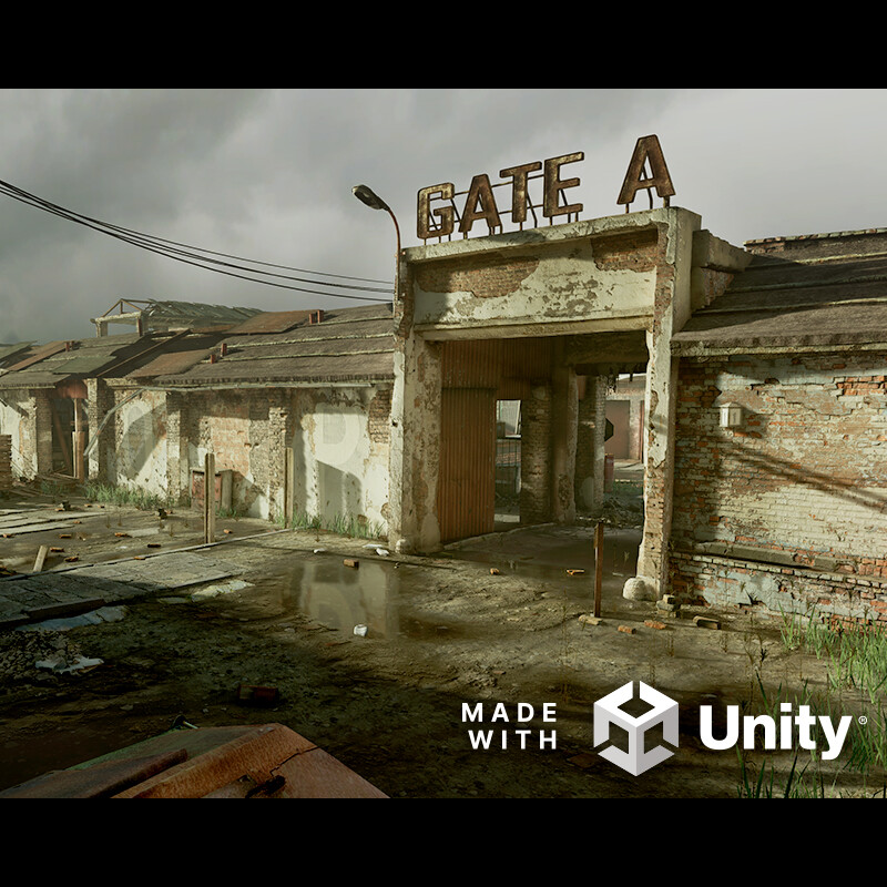 ArtStation - [UNITY] Urban Abandoned District