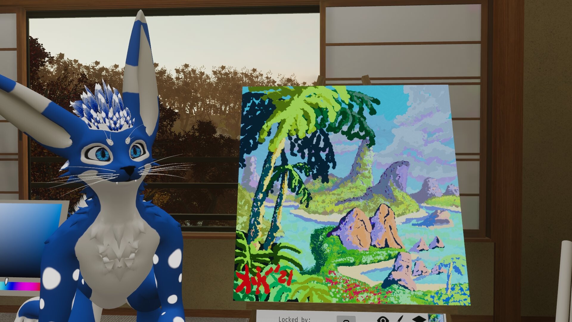 ArtStation - Furry Blue Avatar