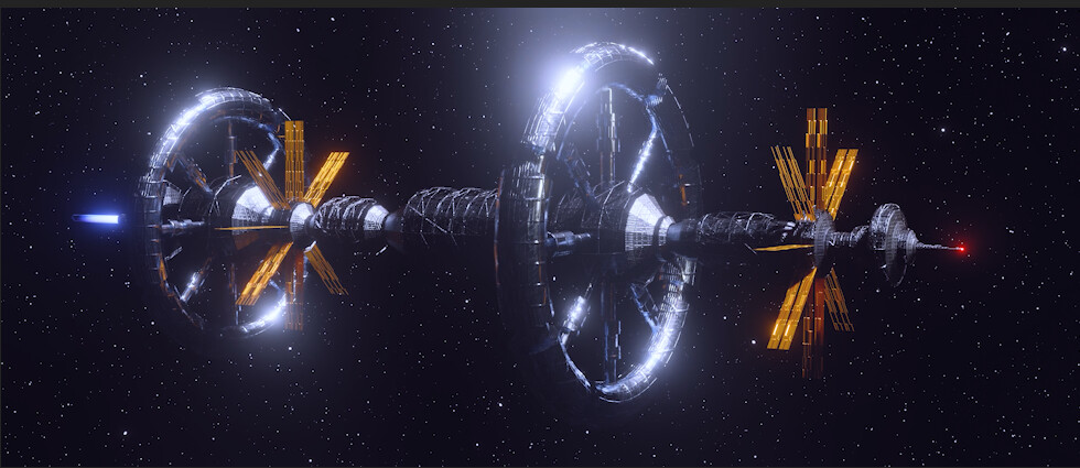 ArtStation - Spaceship Version-2 Animation