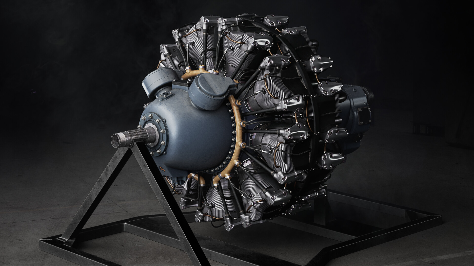 ArtStation - ZBrush Summit Workshop - Modeling A R2800 Radial Engine in ...