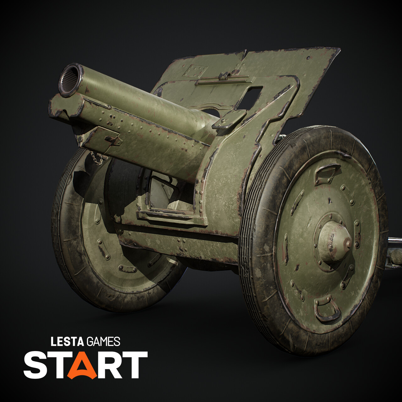 ArtStation - 122 mm Howitzer M1910/30