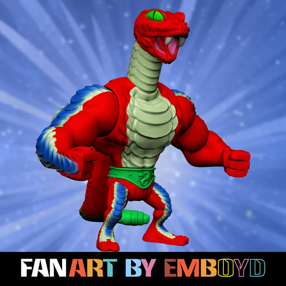 ArtStation - Rattlor Eternia Minis Style