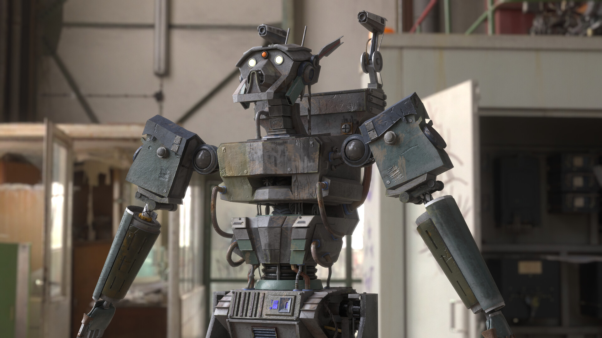 ArtStation - Droid (meca work)