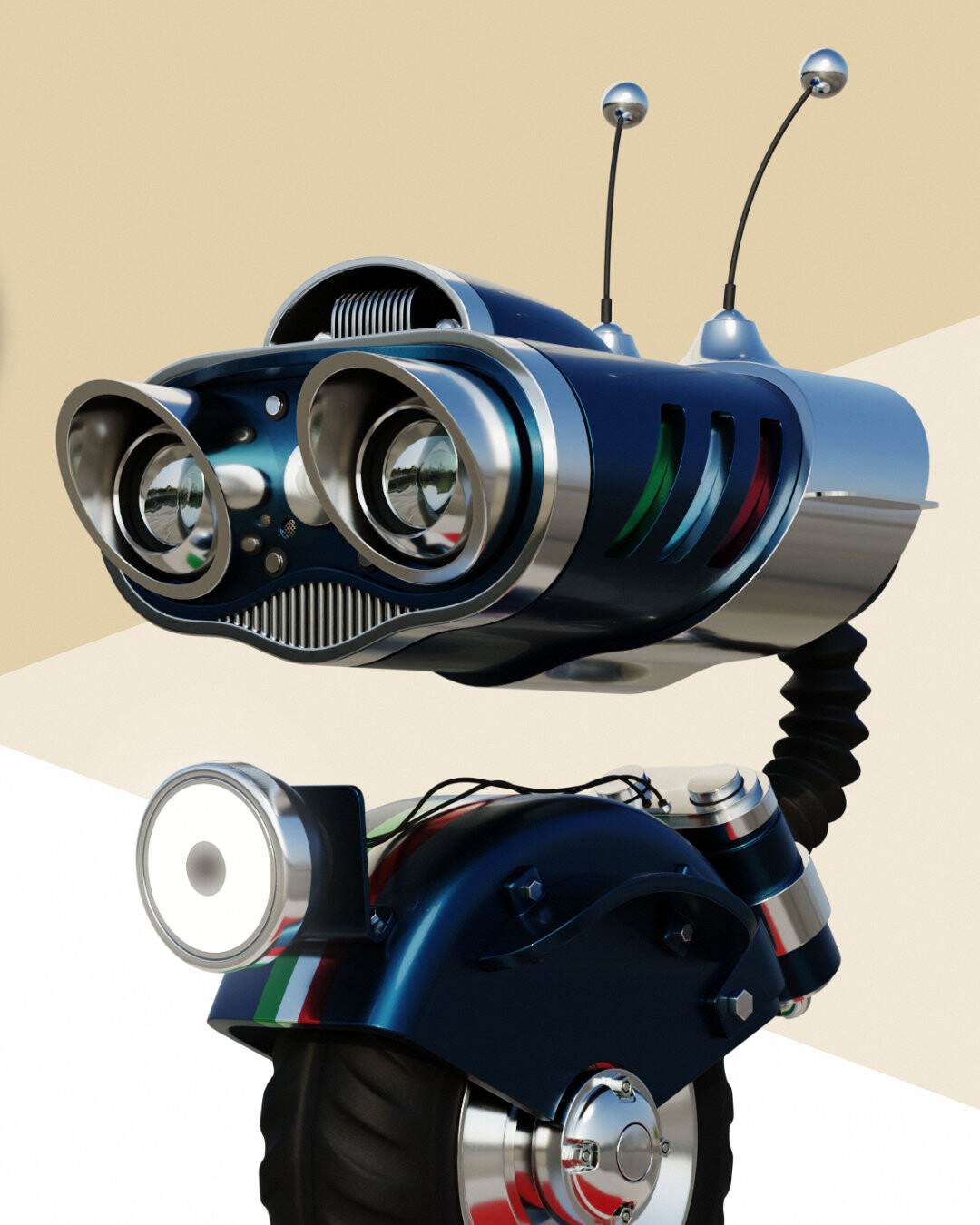 Theo Pantazi - Cute Robot - Blender Tutorial Series