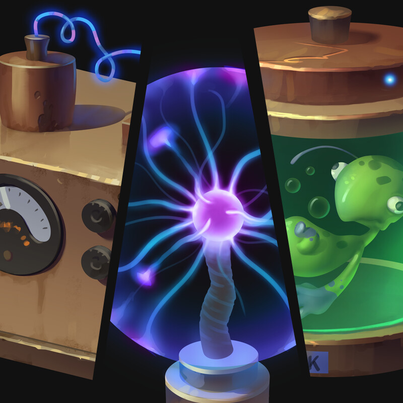 ArtStation - Lab props