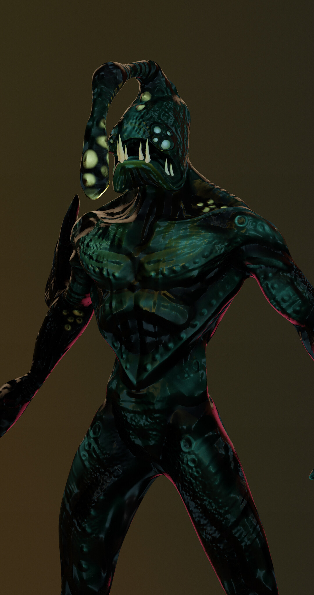 ArtStation - Angler Fish Man 3d Model