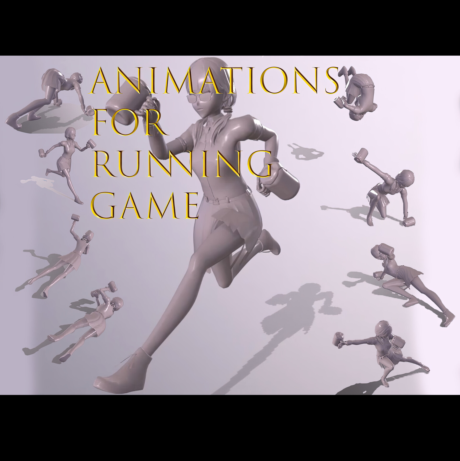 ArtStation - Character Animations for Running Game