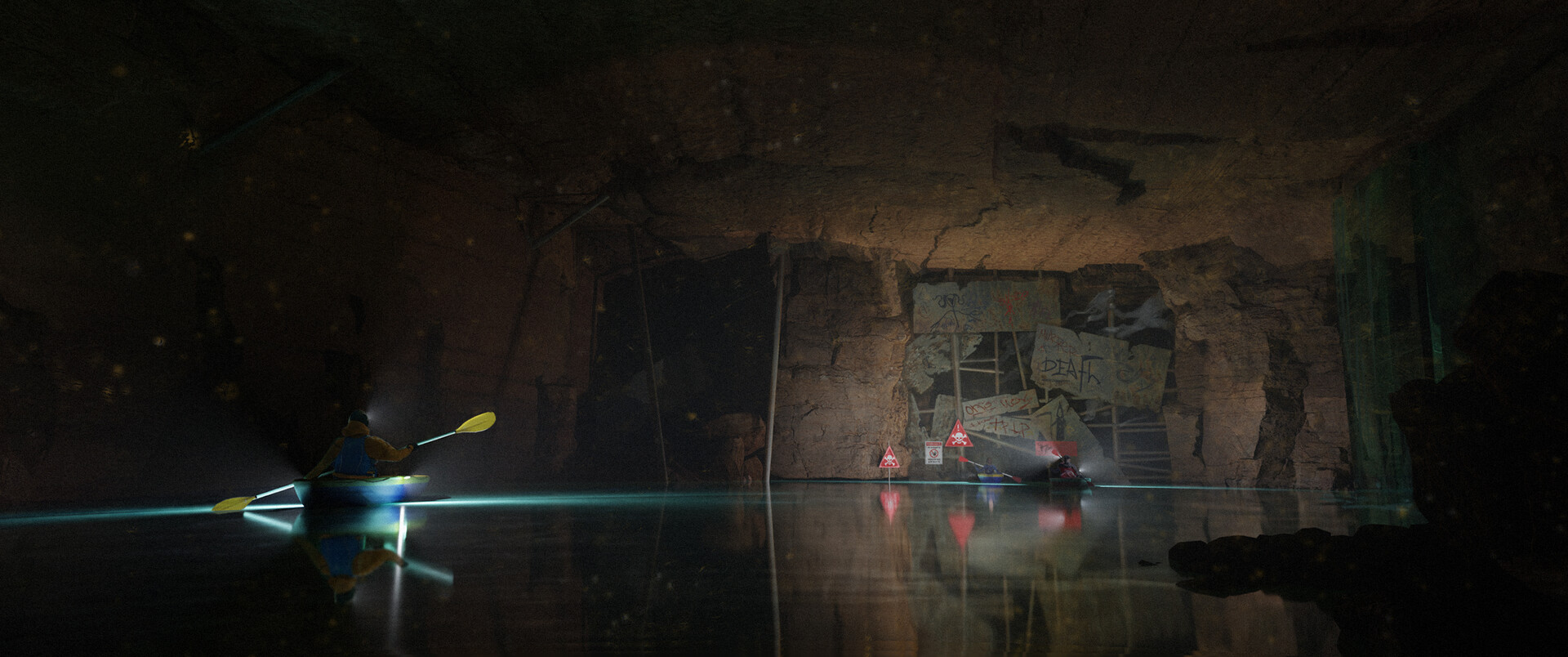 ArtStation - Flooded mine