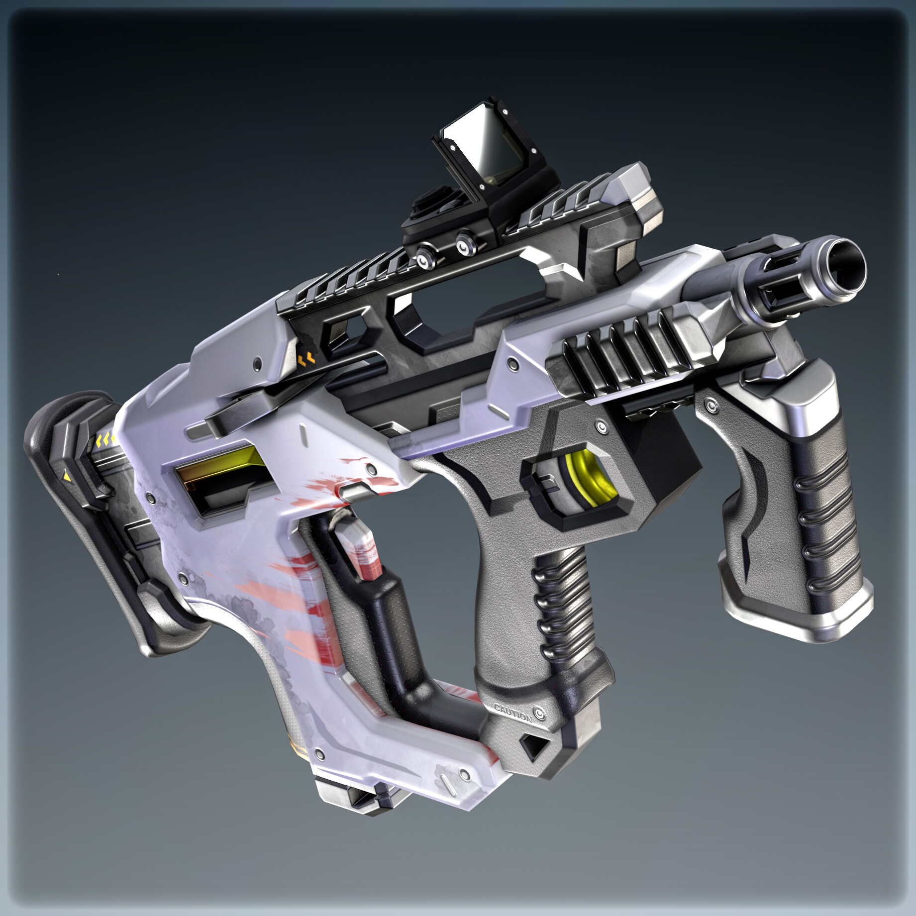 ArtStation - Stylized Sci-fi Weapon