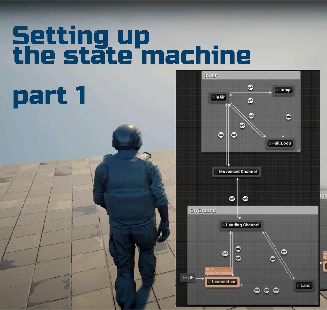 ArtStation - Soldier's movements | UE4 Rootmotion