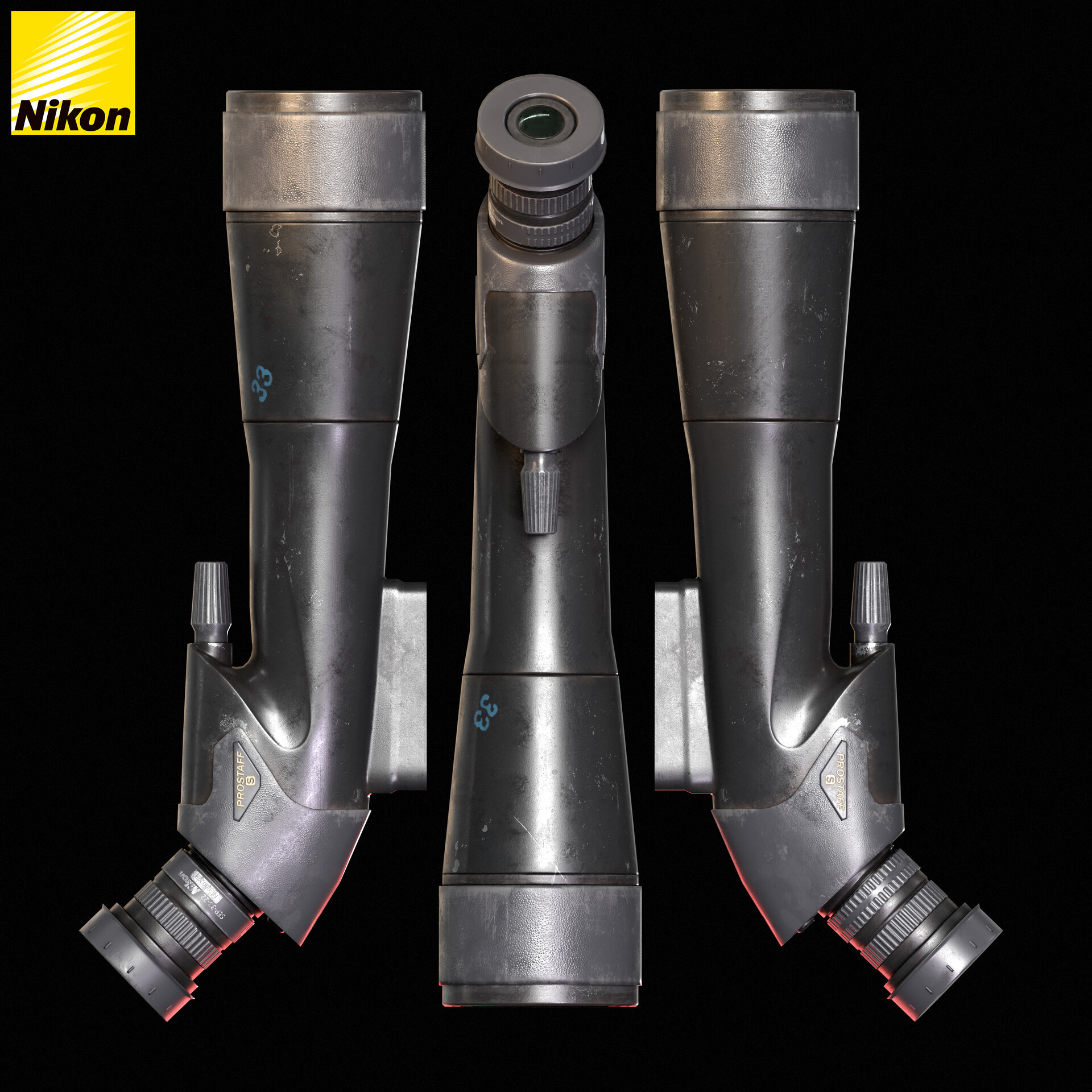 ArtStation - Nikon Spotting Scope Prostaff 5