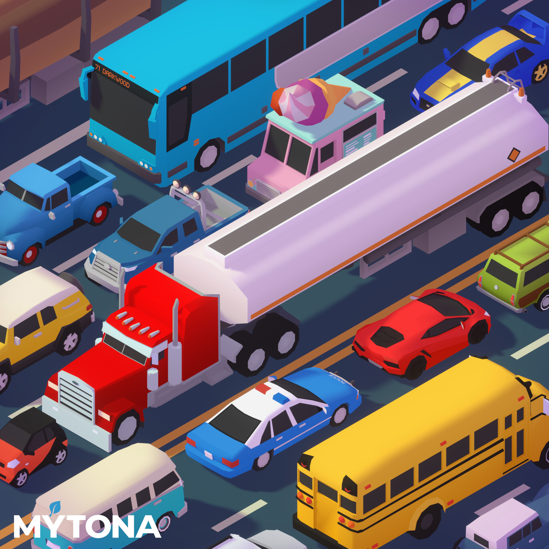 ArtStation - Stylized vehicle pack