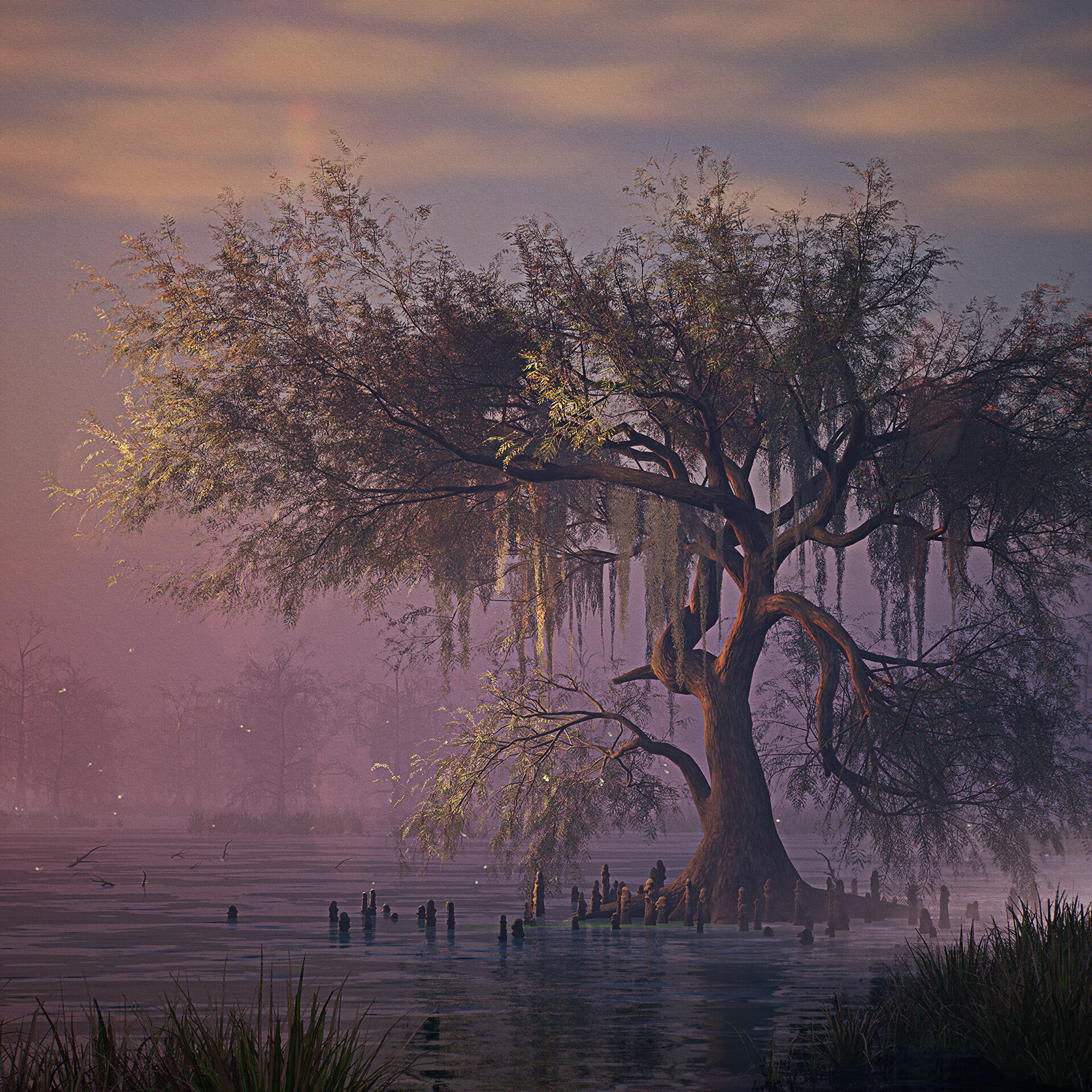 ArtStation - Deep in the bayou