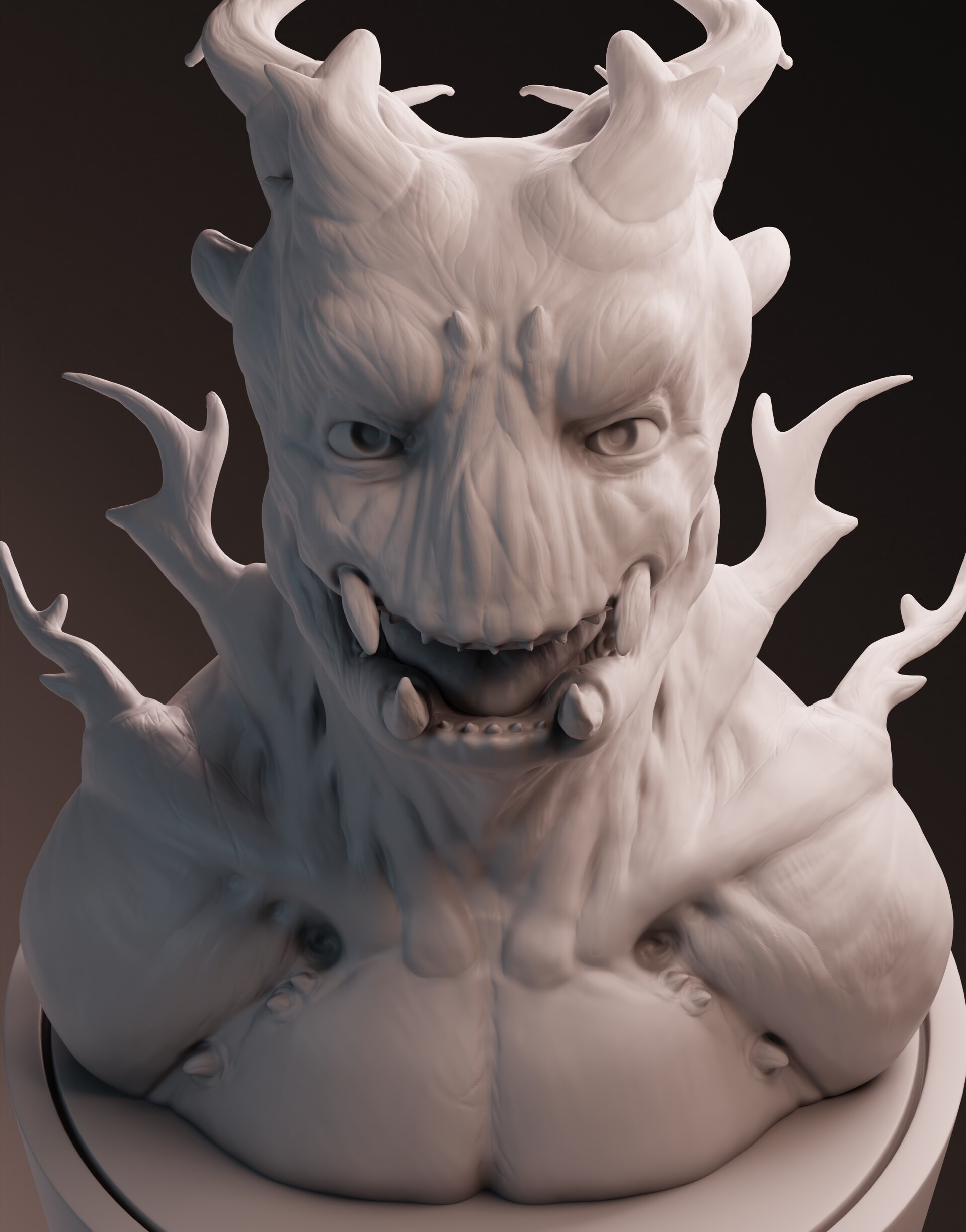 ArtStation - Alien Bust Concept 3