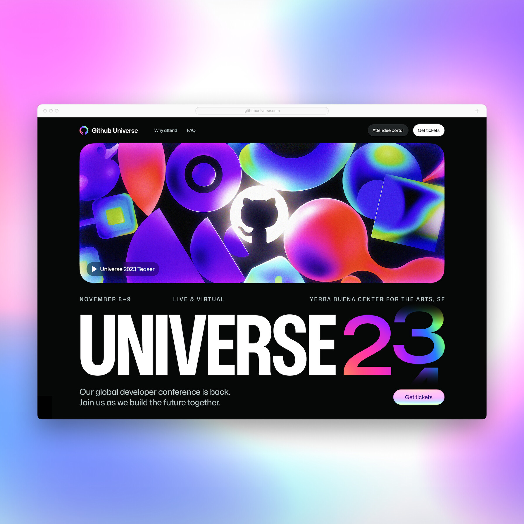 ArtStation - Github Universe tightening