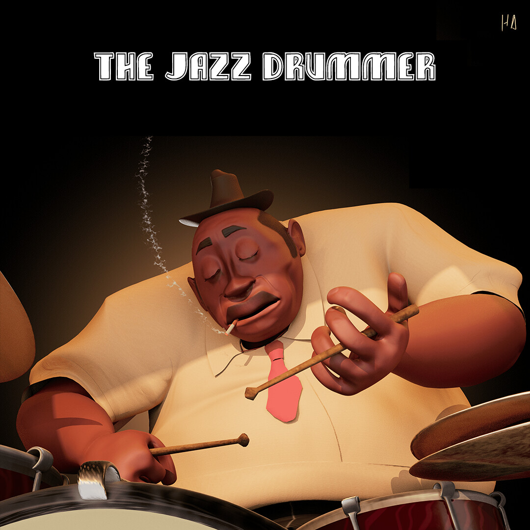 ArtStation - Jazz drummer