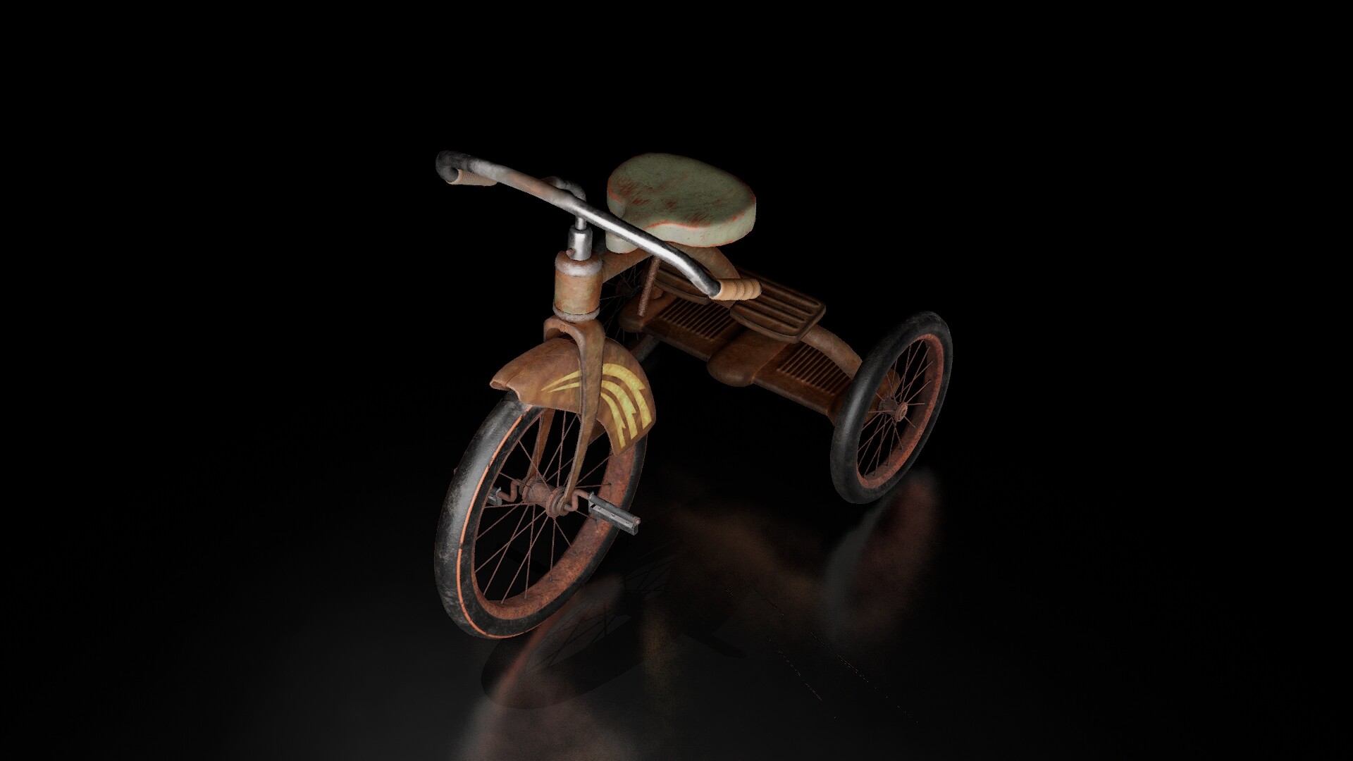 ArtStation - 1950s Style Tricycle