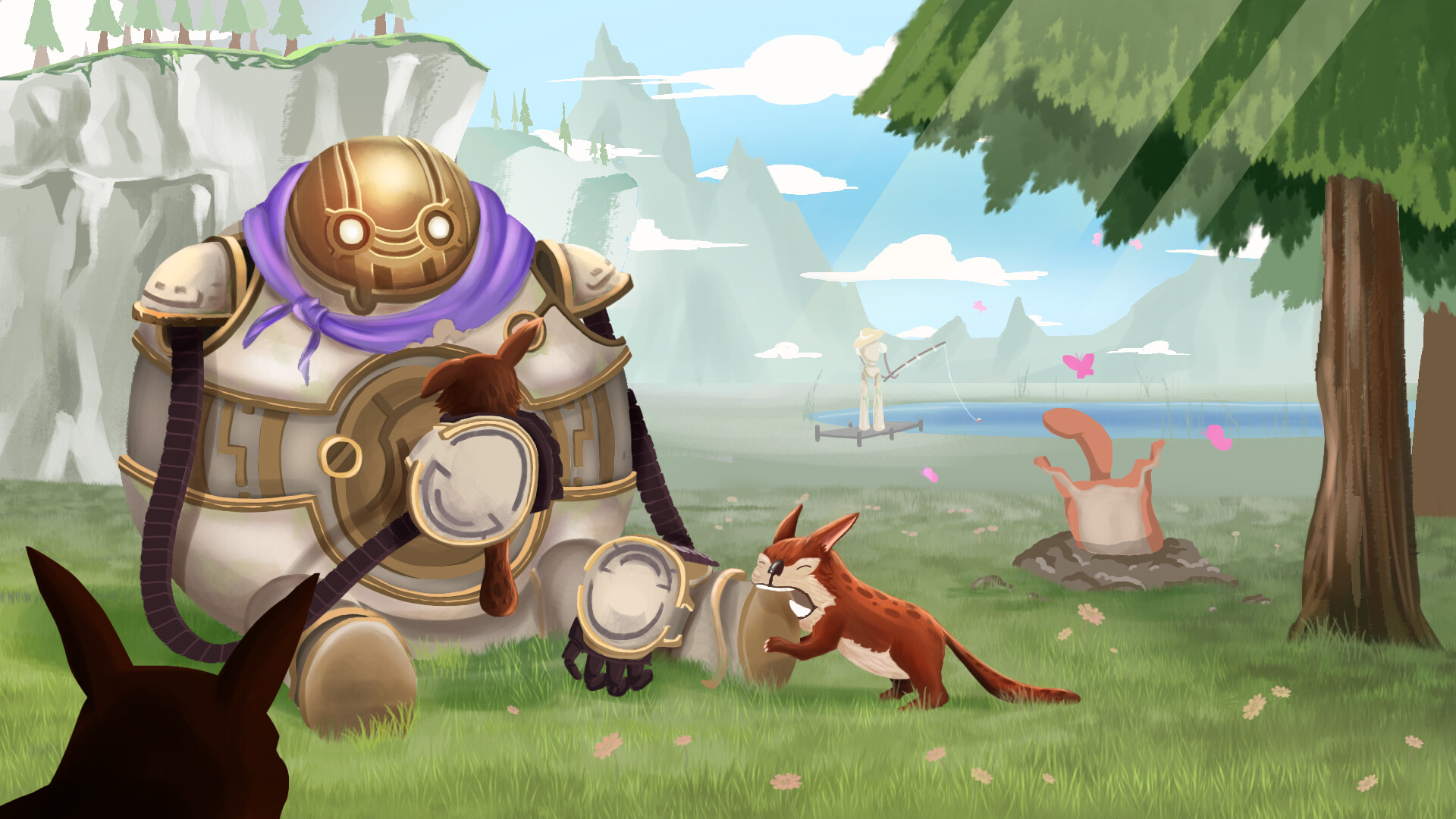 ArtStation - Palia fan art: Hekla and Chapaa's