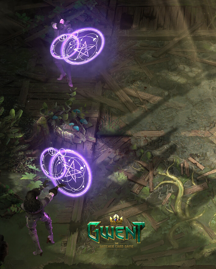 ArtStation - Yennefer Gameplay Effect - Gwent: The Witcher Card Game