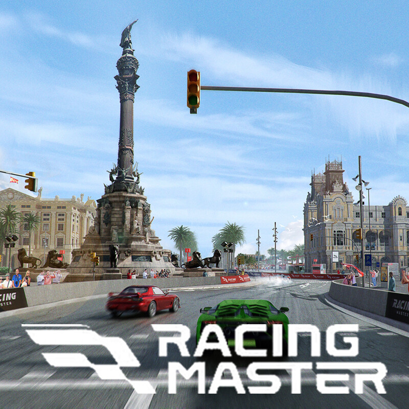 ArtStation - Racing Master《巅峰极速》- Barcelona