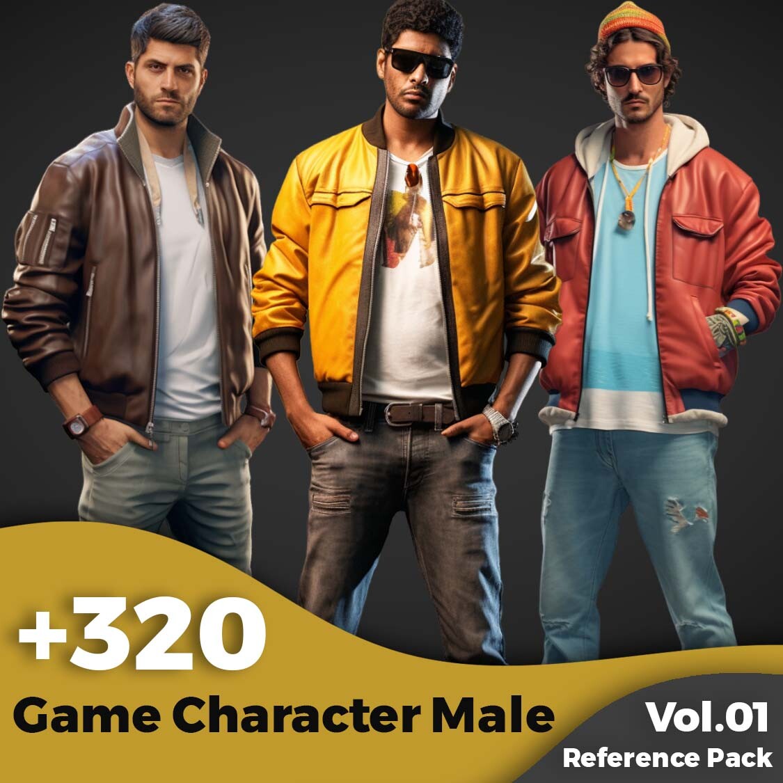 ArtStation - +330 Game Male Character Concept(4k)