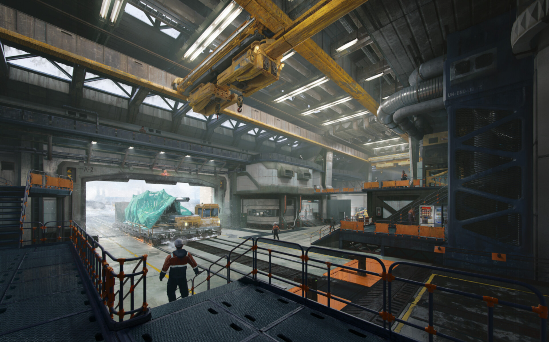 ArtStation - Industrial Facility Concept