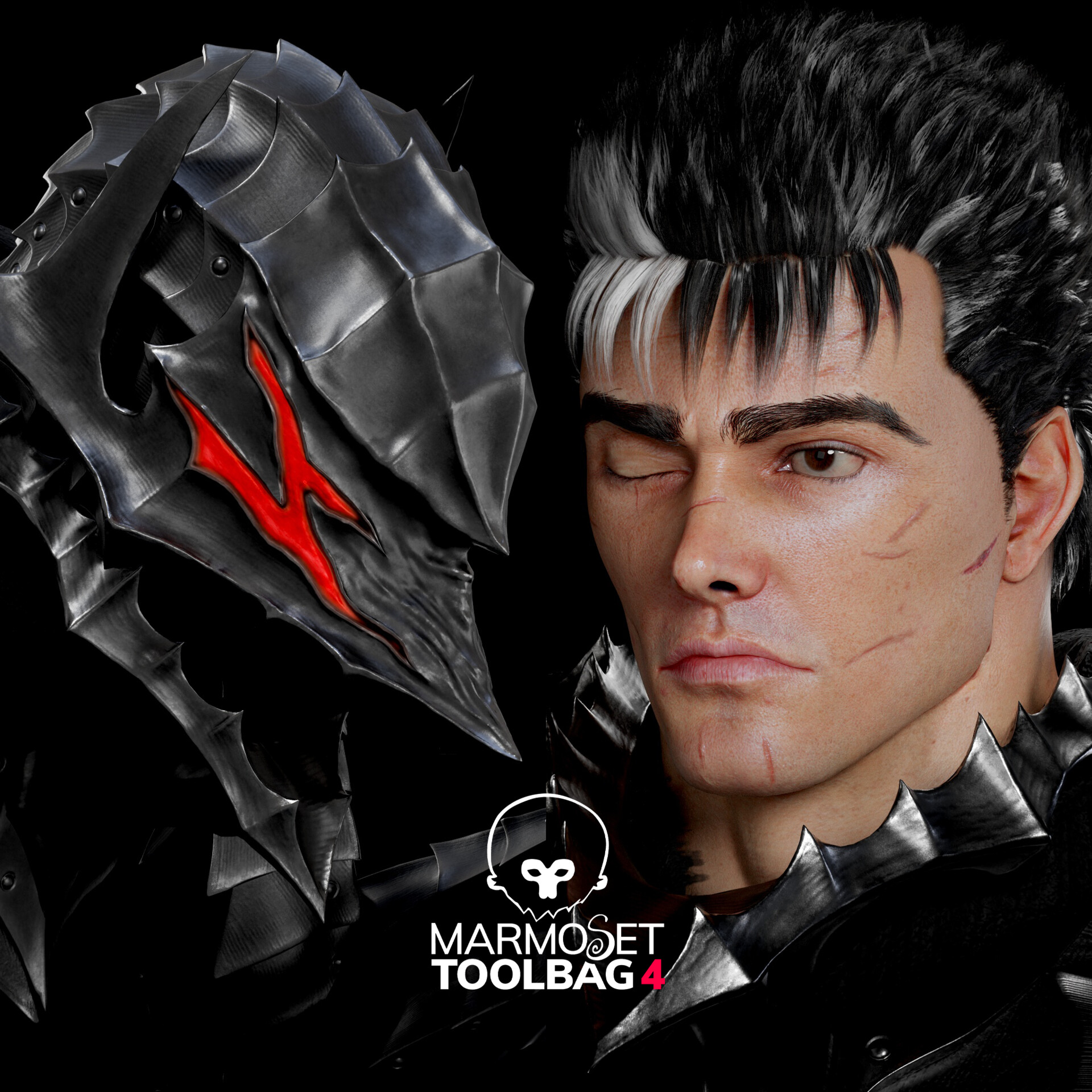 ArtStation - Guts _ Berserker Armor - Game ready fanart