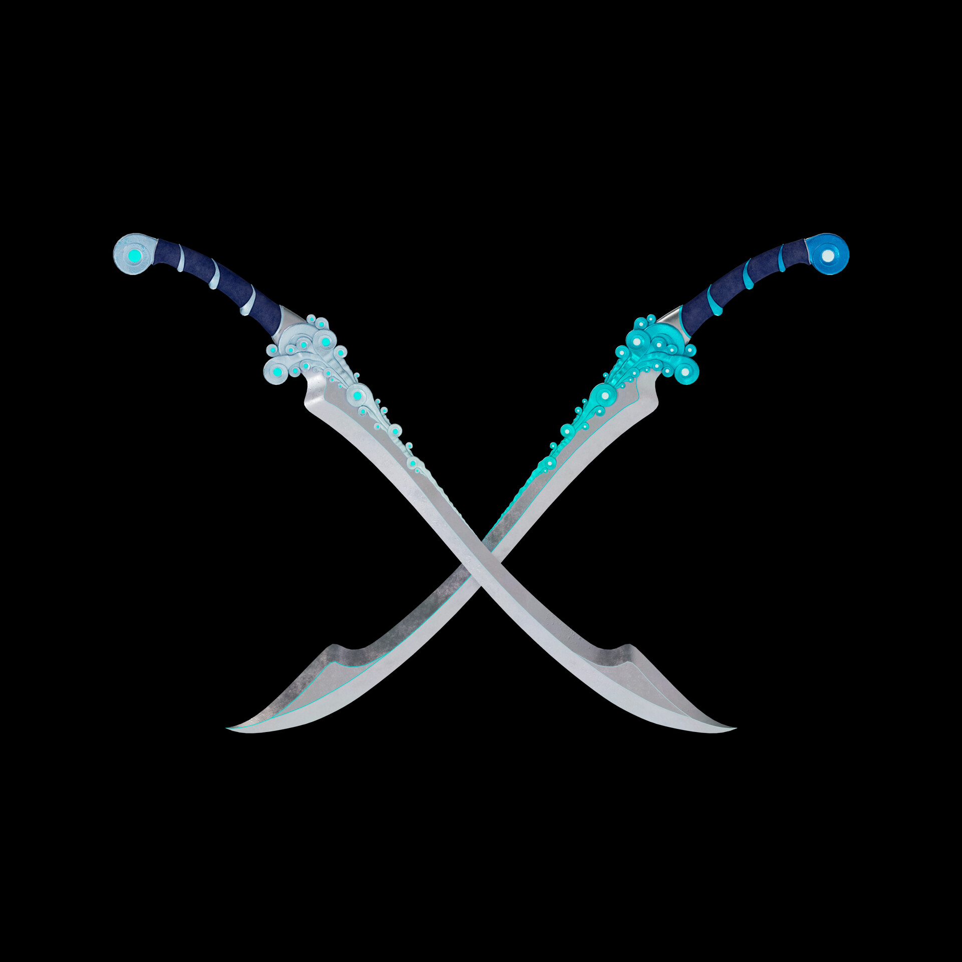 ArtStation - Twin Scimitars Wind and Wave
