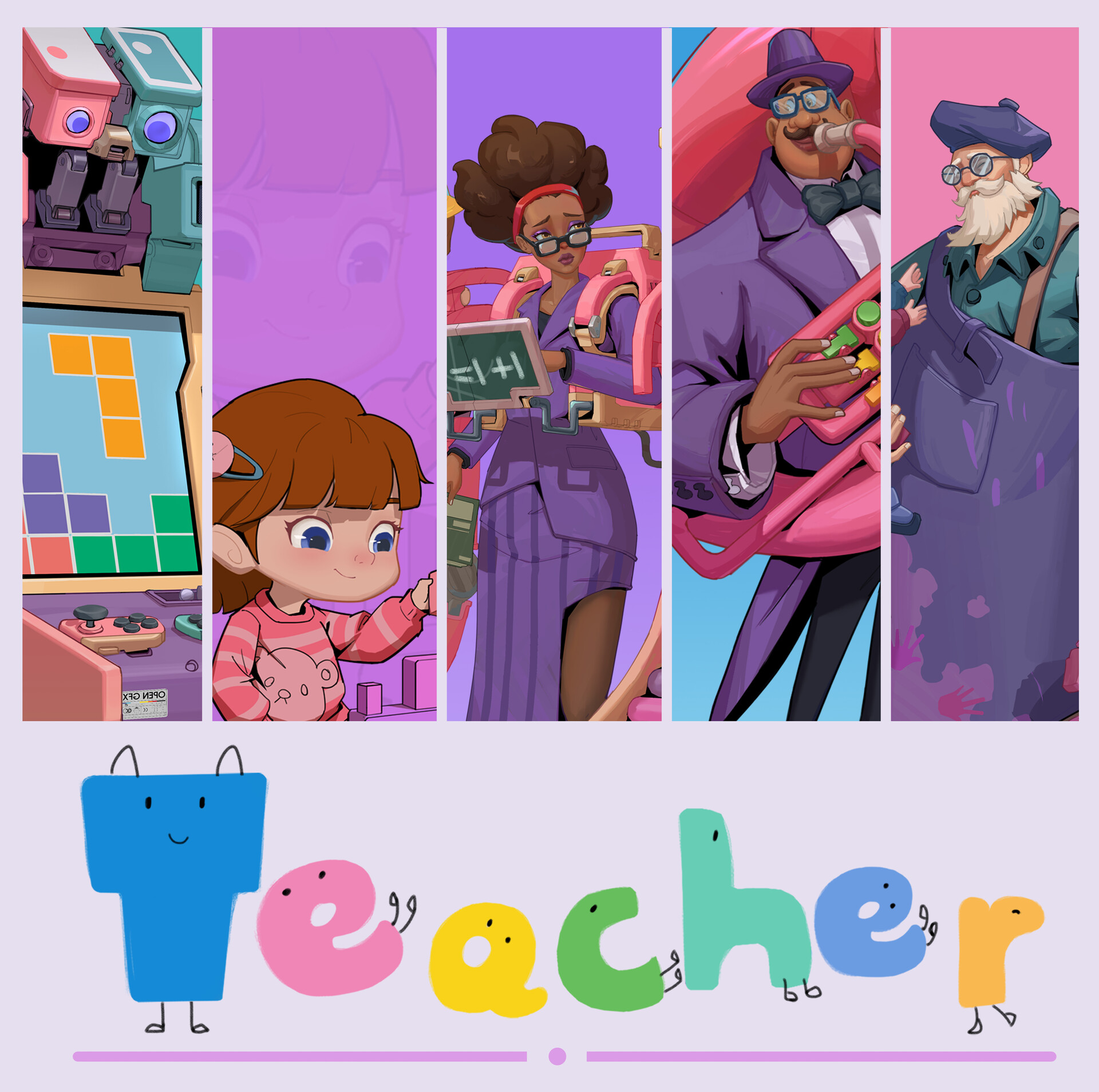 ArtStation - kindergarten teacher