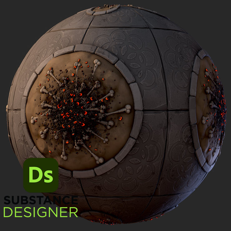 ArtStation - Stylized Fantasy Floor - Substance 3D Designer