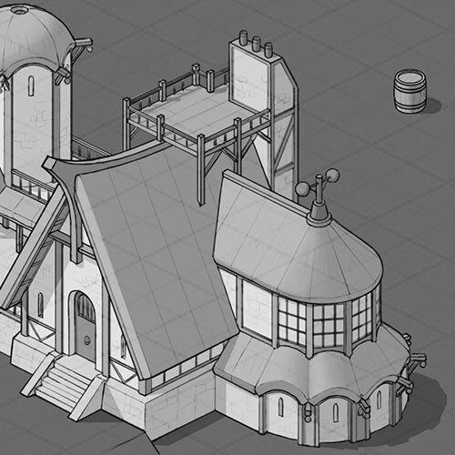 ArtStation - Fantasy buildings