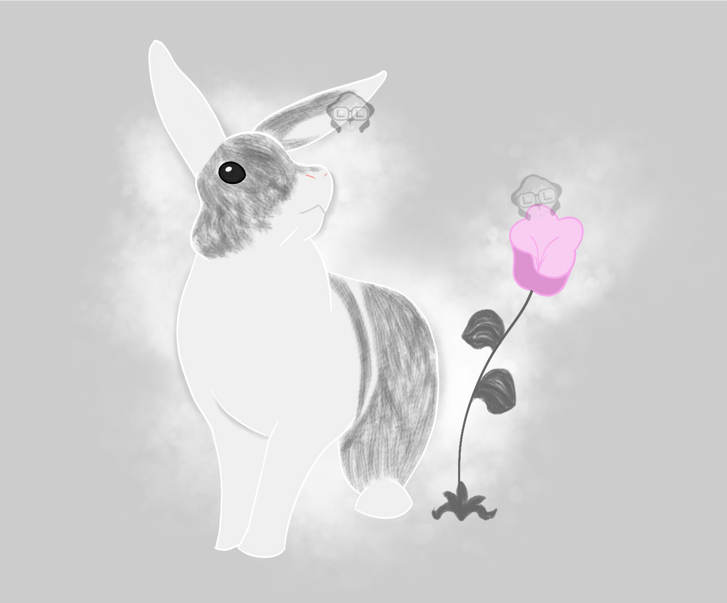 ArtStation - Rabbit Flower