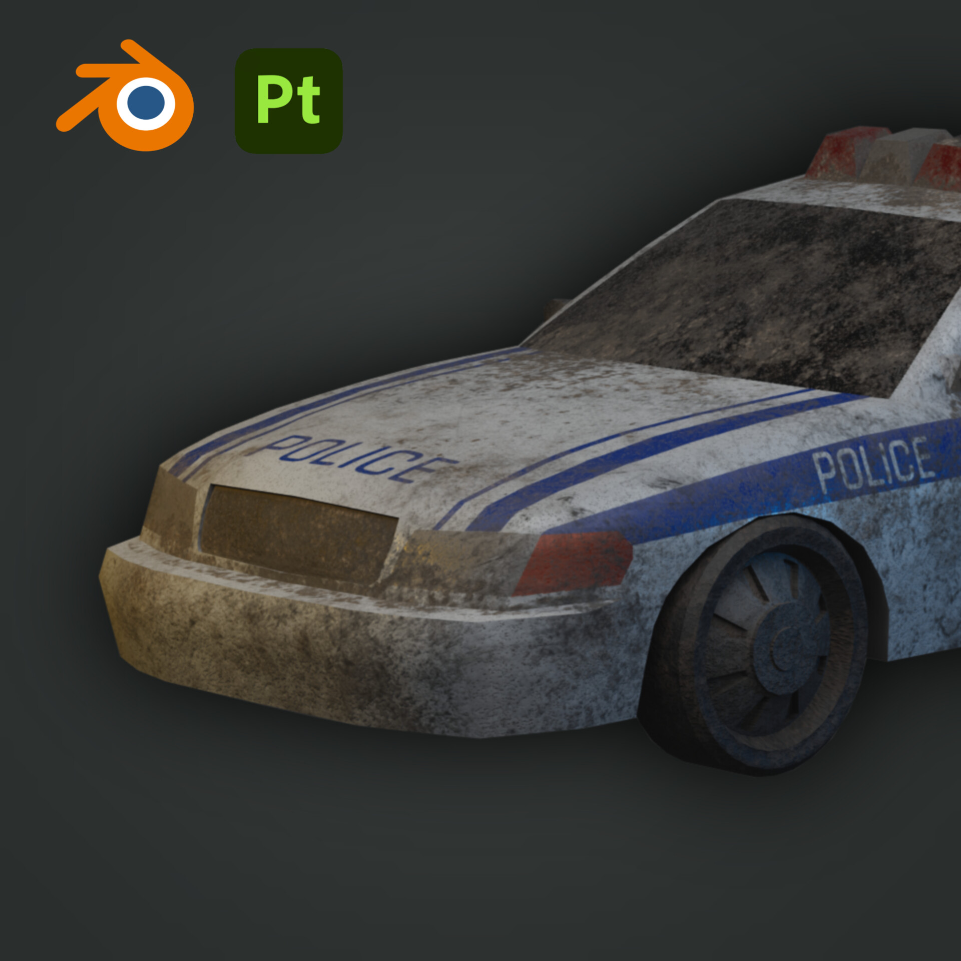 ArtStation - Post-Apocalyptic Theme Civilian Vehicles - Game Ready