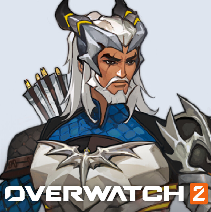 ArtStation - Drake Master Hanzo Skin