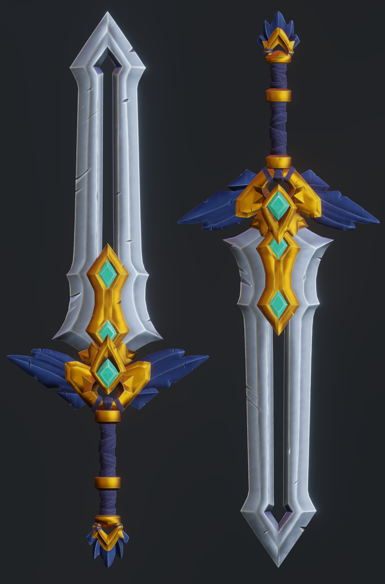 ArtStation - Champion's Pride Sword - Concept by Ben Rosado