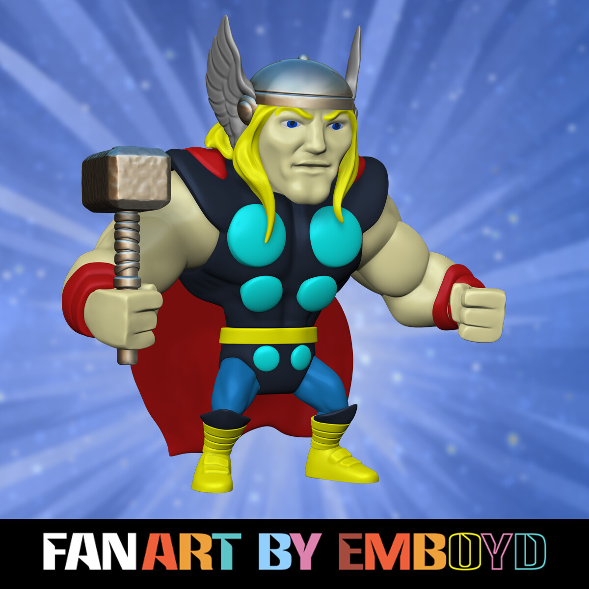 ArtStation - Thor Eternia Minis Style